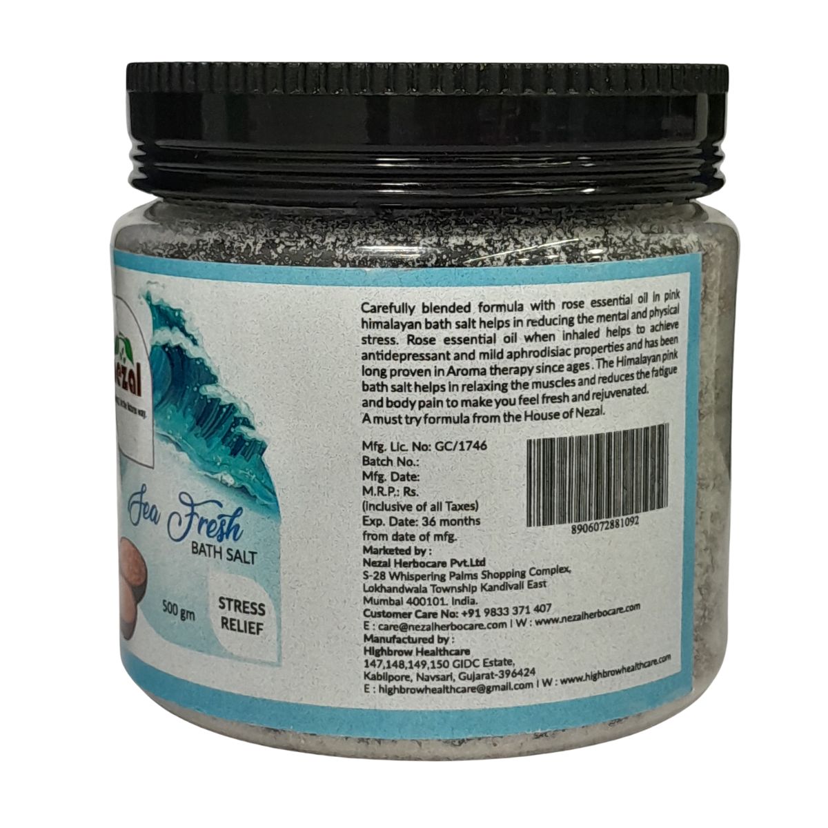 Sea Fresh Bath Salt | Deep Exfoliation | Muscle Relaxant | Aroma ...